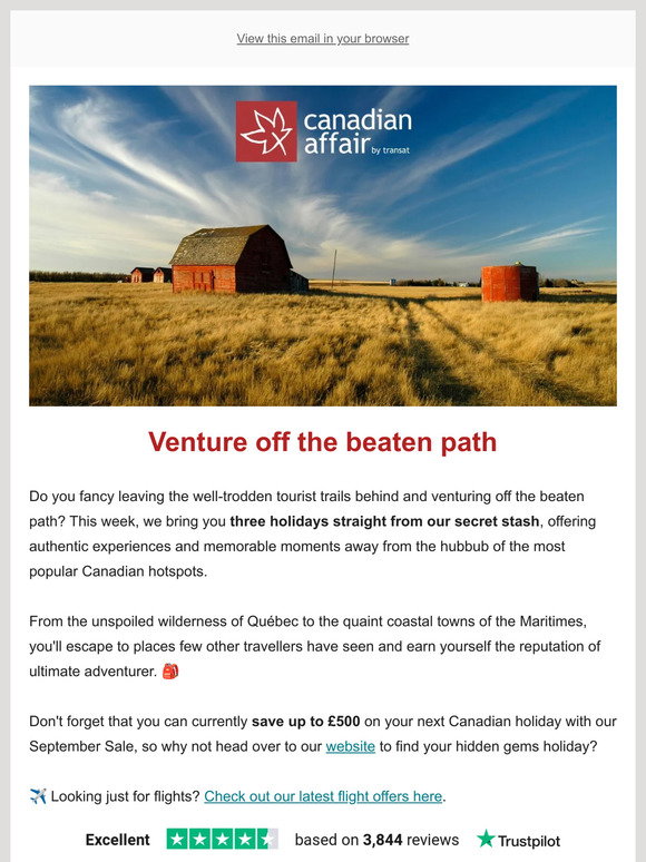 Canadian Affair: Canada's best kept secrets, in your inbox 🤫 | Milled