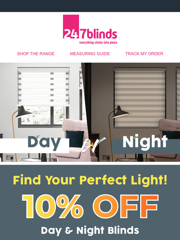 247 Blinds: ☀️ Your Space, Your Time: Enjoy 10% Off Day and Night ...