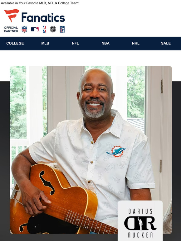Fanatics: JUST LAUNCHED: Darius Rucker Collection | Milled