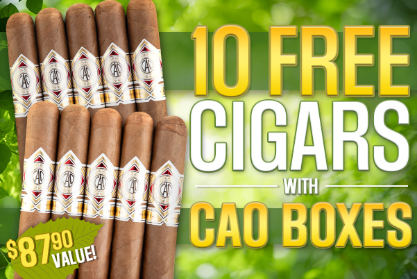 Best Cigar Prices: 🎏 10 Free Cigars with CAO Boxes 🎏 | Milled