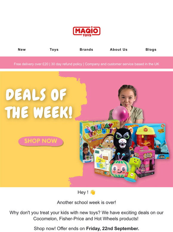 Maqio ltd: Exciting deals on Cocomelon, Fisher-Price & Hot Wheels! 🎁 ...