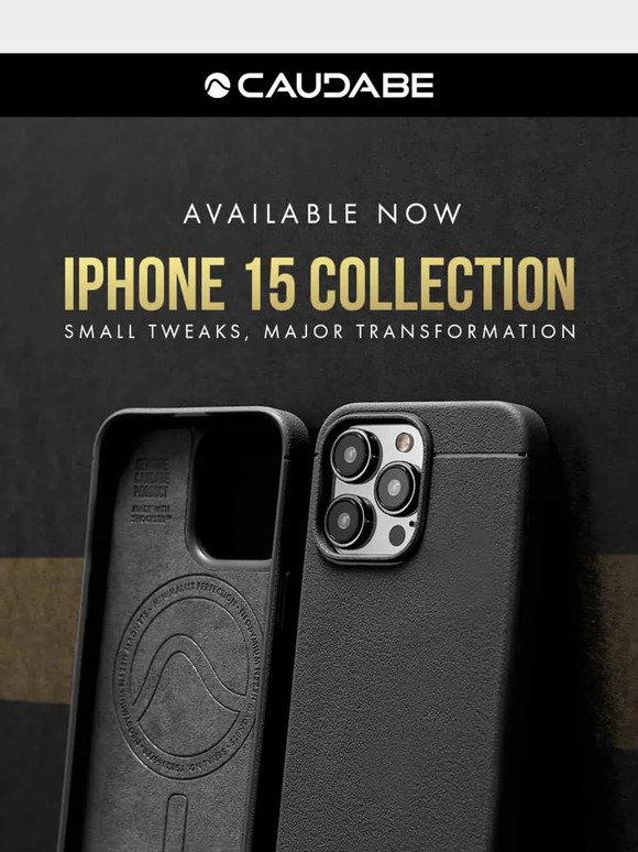 Caudabe: iPhone 15 pre-order + Caudabe case. Available now. | Milled