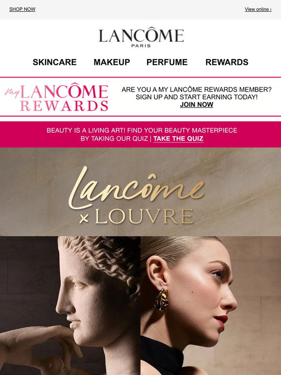 Lancôme: Lancôme X Louvre: Beauty Is a Living Art | Milled