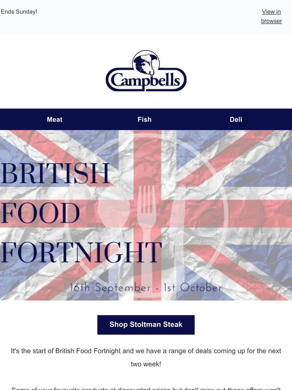 Campbells Prime Meat: Join the sizzling celebration of British Food ...