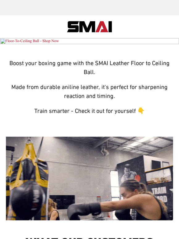SMAI: 🧨 Get Fight-Ready with the SMAI Leather Floor to Ceiling Ball ...