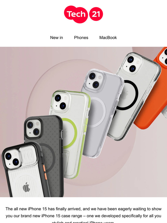 Tech21: Meet the new iPhone 15 Range | Milled
