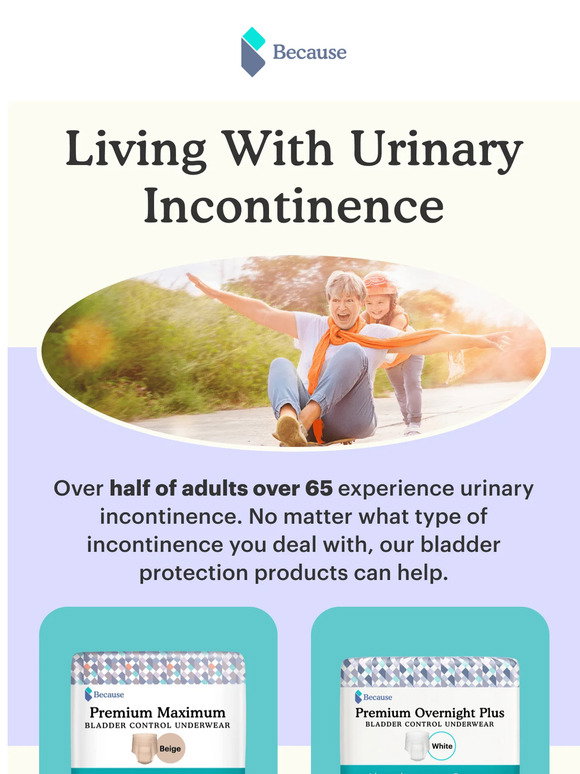 Because: 6 common types of urinary incontinence | Milled