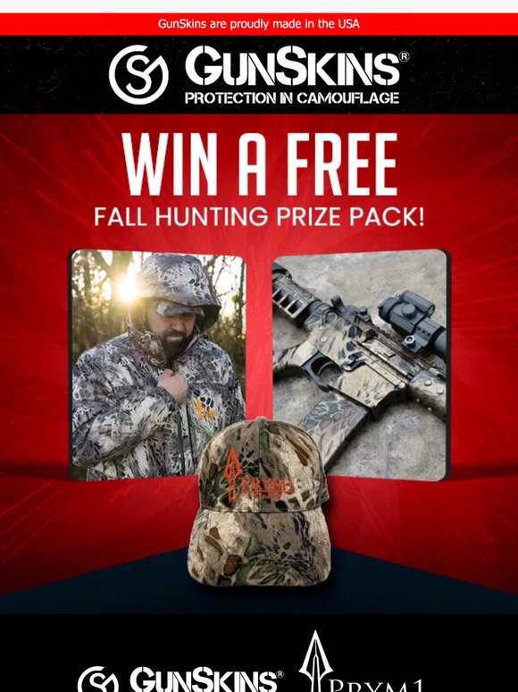 GunSkins: Win a FREE Fall Hunting Prize Pack worth over $300! | Milled