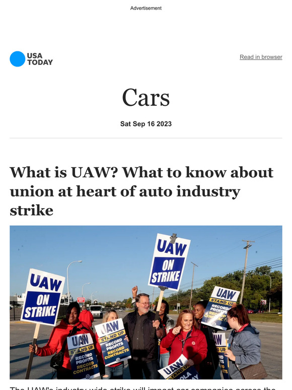 USA TODAY: Cars: What is UAW? What to know about union at heart of auto ...