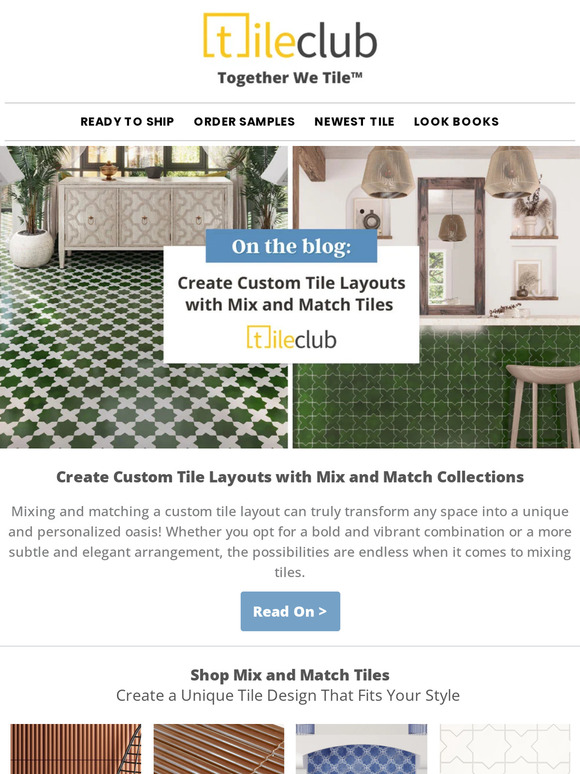 Tile Club: 🤩 Create Custom Tile Layouts with Mix & Match Collections ...