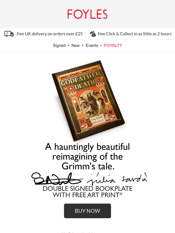 Foyles: Godfather Death, Grimm but gorgeous | free artwork print and ...
