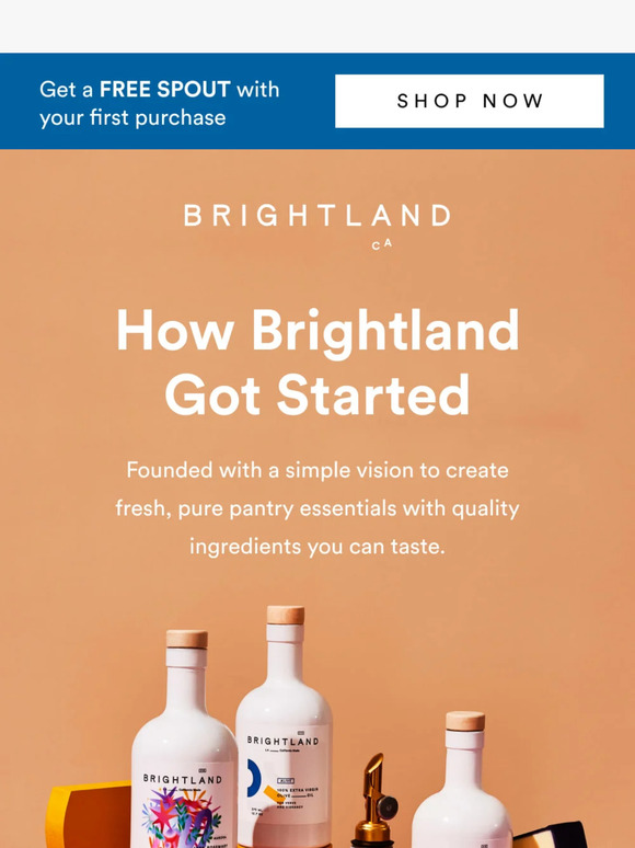 Brightland: Born from a simple vision | Milled
