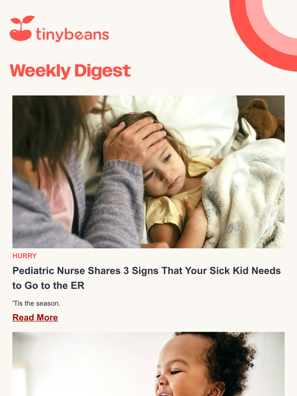 Tinybeans: 3 Signs Your Sick Kid Needs to Go to the ER | Milled