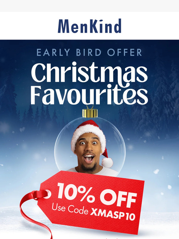 Menkind: Subscriber Exclusive: 10% Off Christmas Favourites! 🎄 | Milled