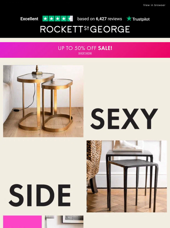 Rockett St George: Hella Sexy Side Tables ️ | Milled