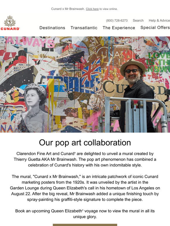 Cunard: Pop art is making waves on Queen Elizabeth | Milled