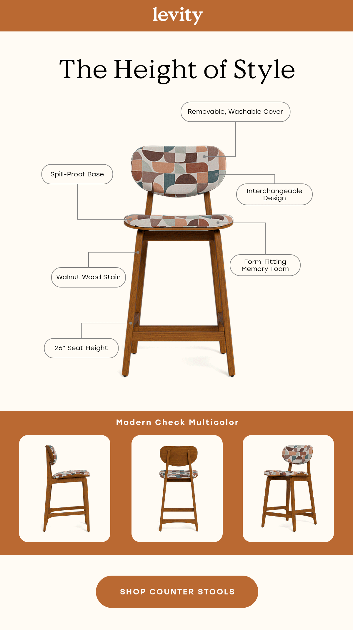 Levity: A Closer Look at Our Scandi Counter Stool | Milled