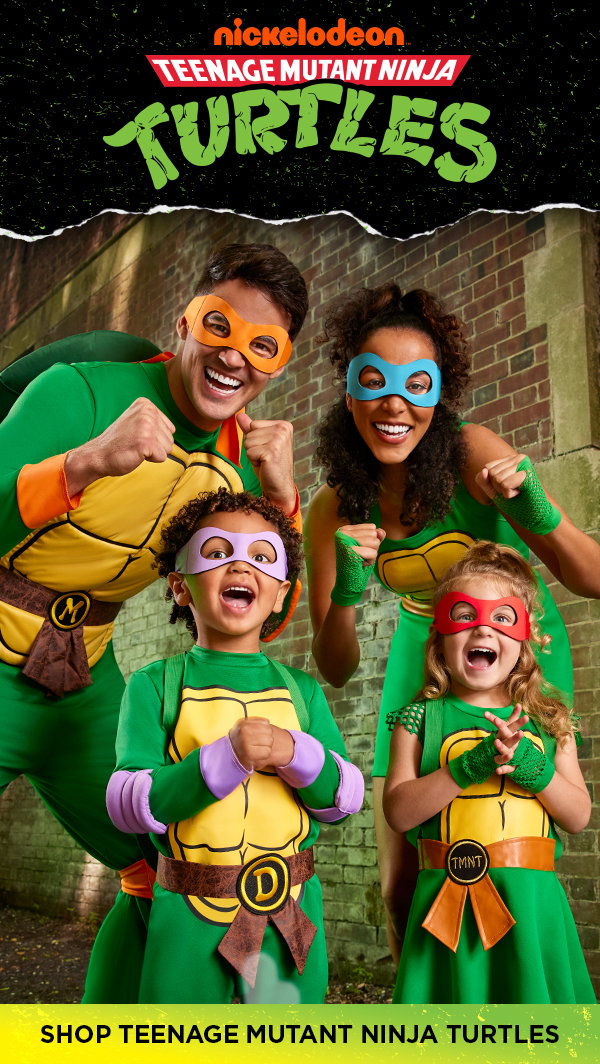 Spirit Halloween: 🐢 Ninja Turtles costumes for EVERYONE! | Milled