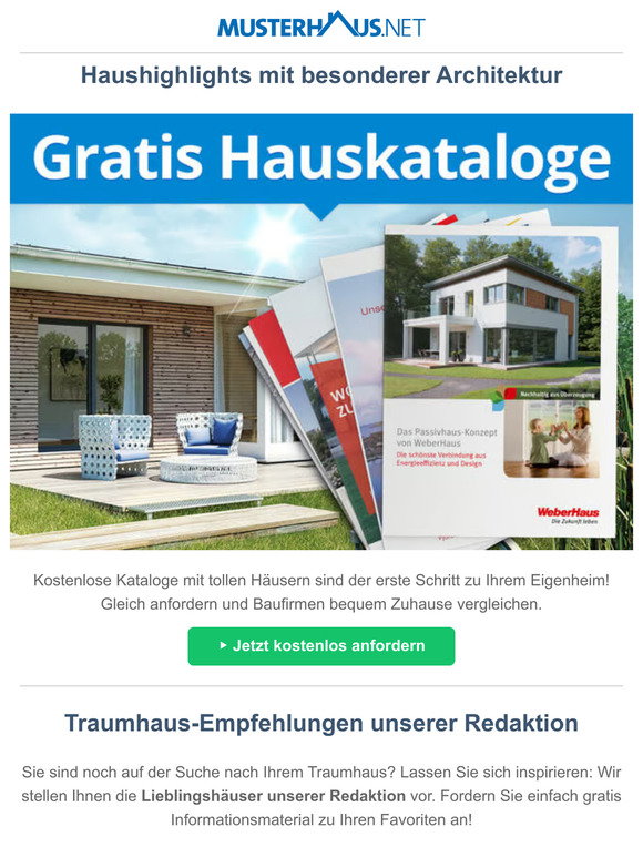 Musterhaus.net: 5 ganz besondere Traumhäuser 🏡 Jetzt entdecken! | Milled