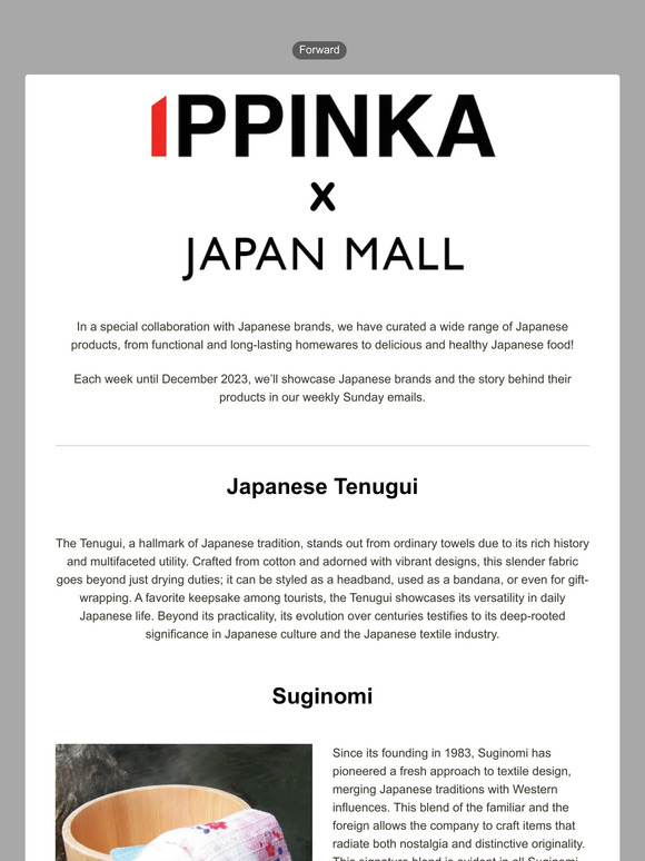 IPPINKA: [IPPINKA x Japan Mall] Brand Focus: Suginomi, Miyamoto and ...