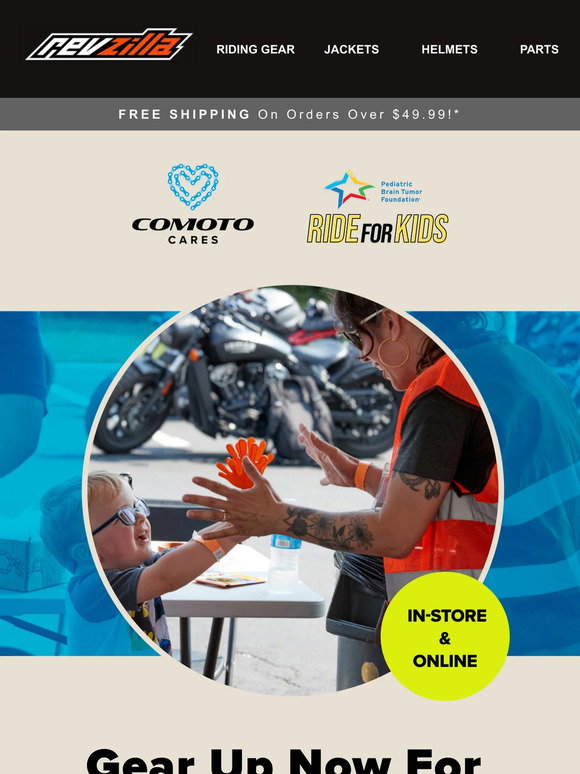 RevZilla: TODAY Is Ride For Kids Day! Here’s How You Can Help. | Milled