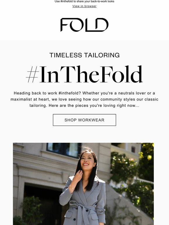 The Fold: Timeless tailoring, as seen on you | Milled