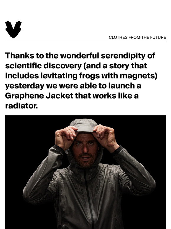 Vollebak: How the Graphene Jacket works like a radiator | Milled