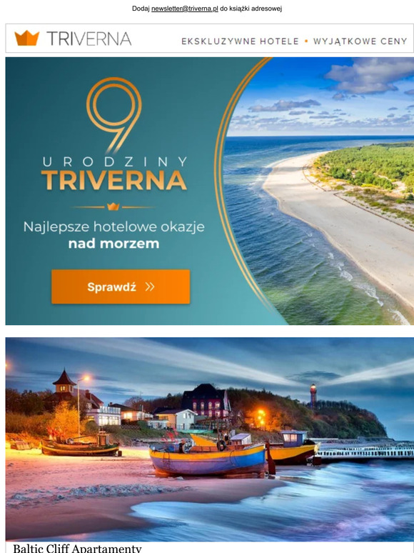 Triverna: 9. Urodziny Triverna ️ Najlepsze hotele nad 〰️morzem〰️ | Milled