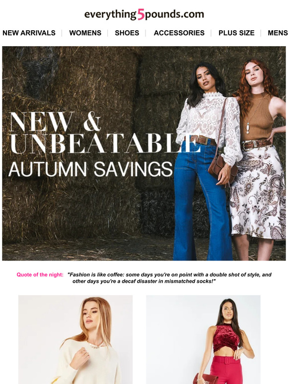 Everything5pounds: Have you seen these styles? 👀 | Milled