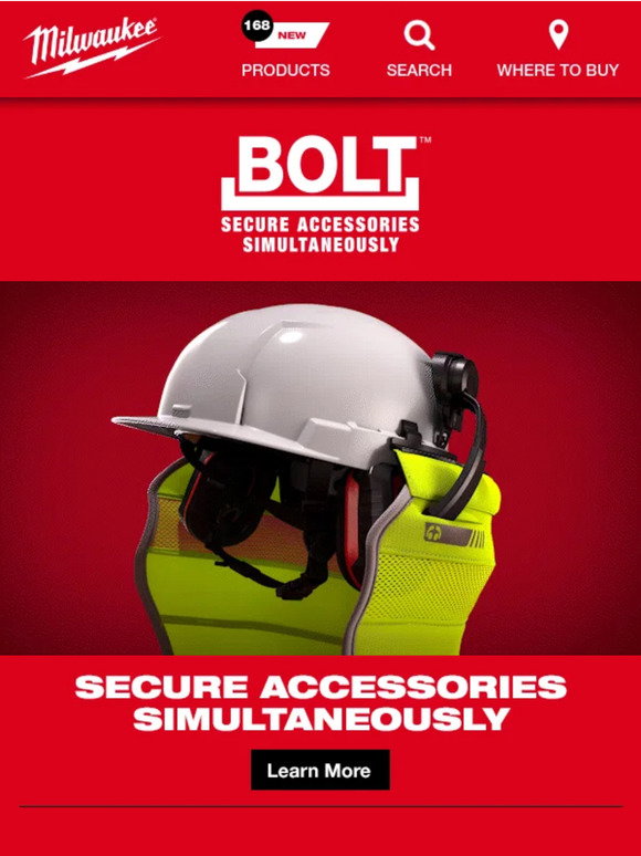 Milwaukee Tool: Milwaukee® BOLT™ System | Milled