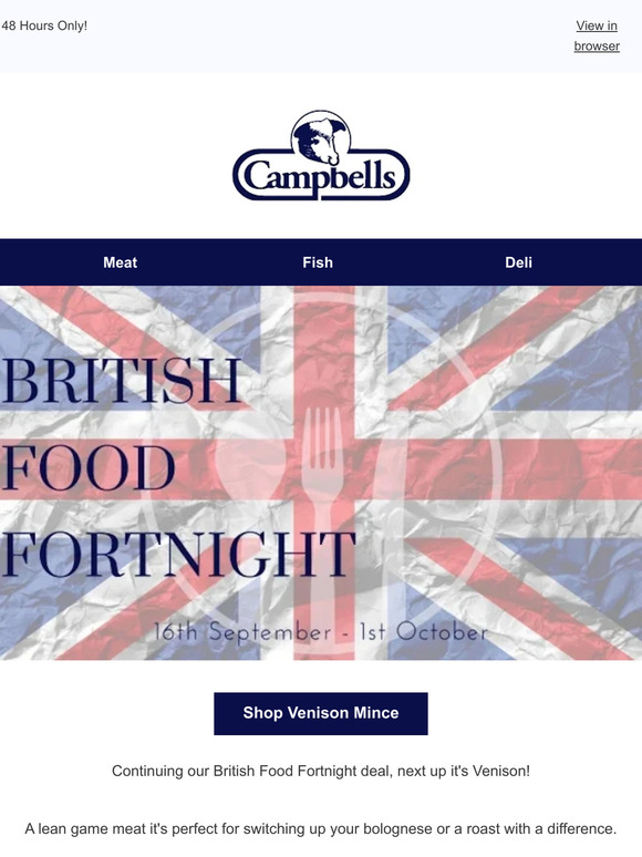 Campbells Prime Meat: Get a taste of Britain with our venison deals ...