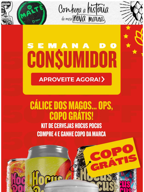 Clube do Malte: Copo grátis da Hocus Pocus no kit com cervejas mágicas ...