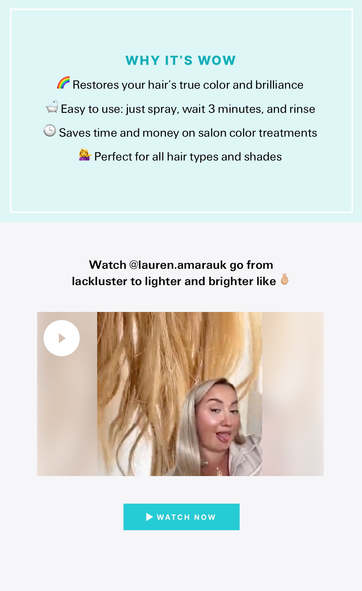 Color Wow: 3 minute miracle for brassy, lackluster color | Milled