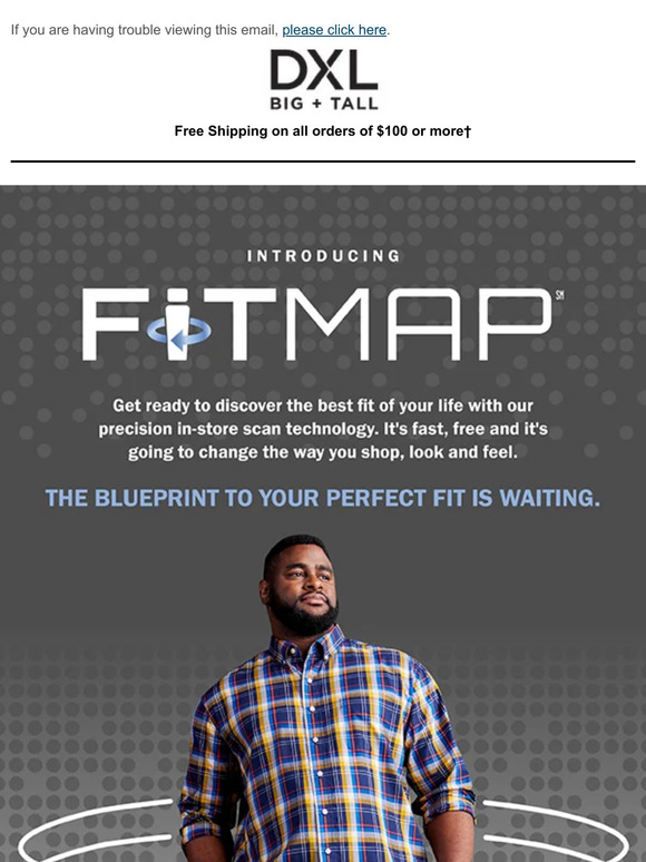 DXL: Discover Your Best Fit, with FITMAP℠ Technology. Now Available In Manhattan. | Milled