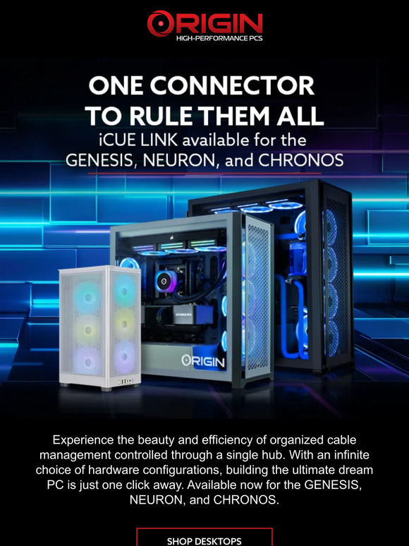 originpc: The all-new cooling ecosystem for ORIGIN PC – iCUE LINK ...