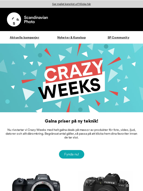 Scandinavian Photo: Crazy Weeks börjar NU! | Milled