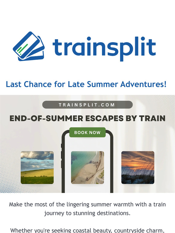 Raileasy: Discover Idyllic End-of-Summer Escapes by Train 🌞🚆 | Milled