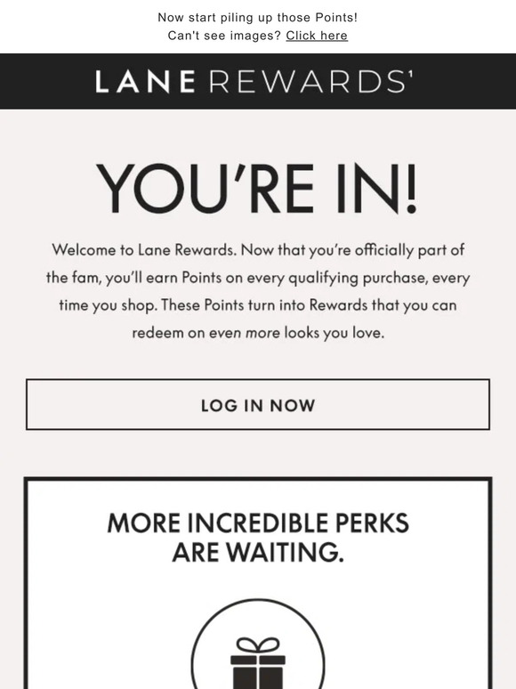 Lane Bryant: Welcome to Lane Rewards 🎉 | Milled
