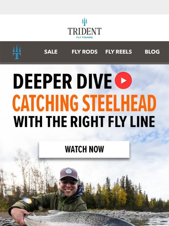Trident Fly Fishing: Best Fly Line for Steelhead | Milled