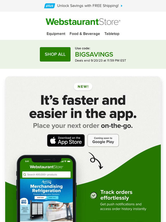 Webstaurant Store: These savings can't be missed! | Milled