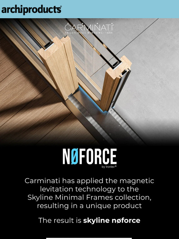 Archiproducts: The magnetic levitation sliding door by Carminati ...