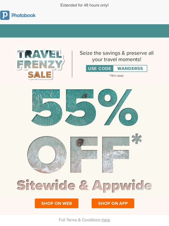 Photobook: 55% Sitewide Offer Inside 🚨 | Milled