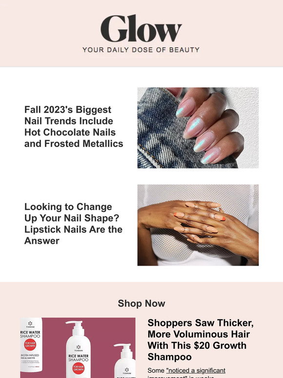 InStyle: Hot chocolate nails and frosted metallics are going to be the ...