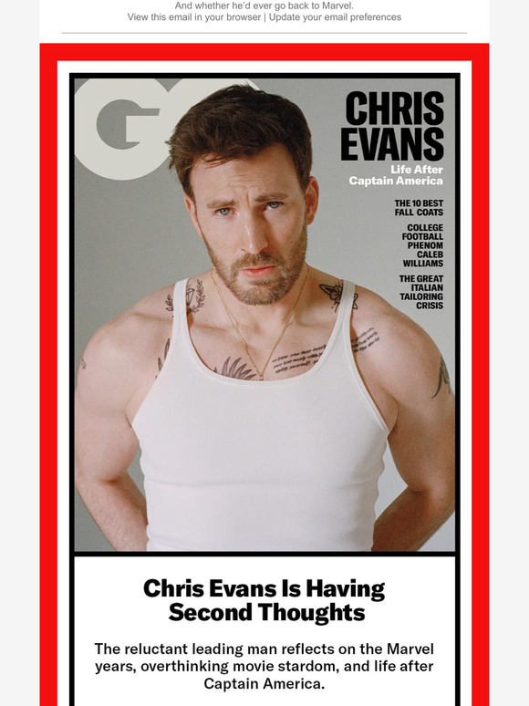 GQ: Our Next Cover Star on Life After Captain America | Milled