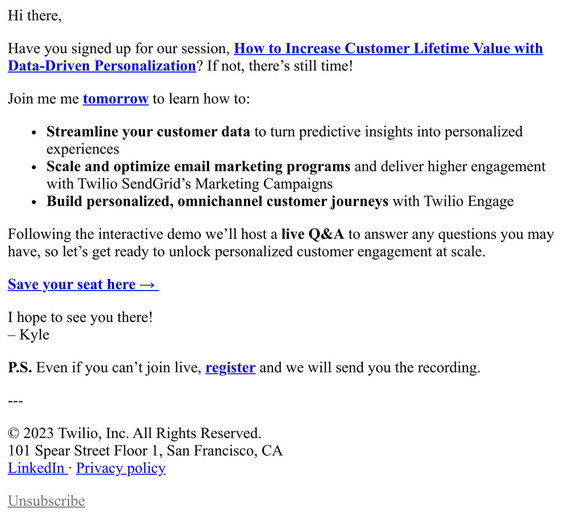 Analytics Academy by Segment: Last Call: How to increase customer LTV ...