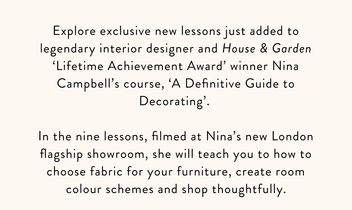 Create Academy: Nina's new lessons | Milled