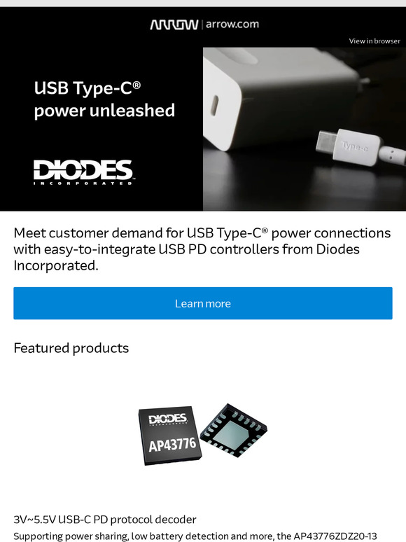Arrow Electronics: Powering the next generation of USB Type-C ...