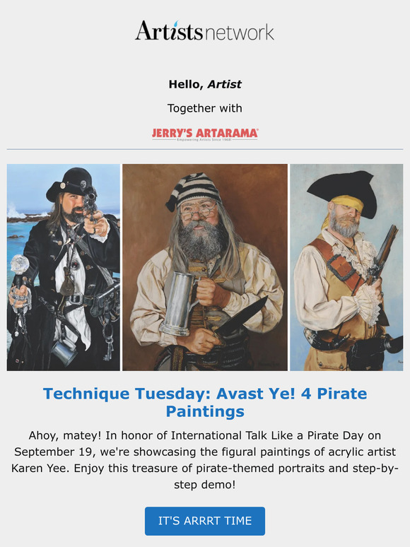 artistsnetwork.tv: Pirates and Palettes | Milled