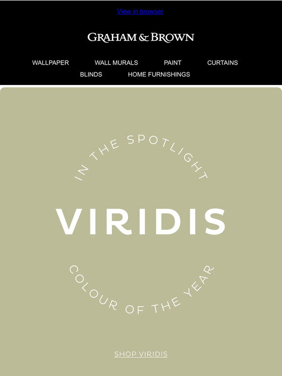 Graham & Brown, Inc.: In The Spotlight: Viridis | Our Colour Of The ...