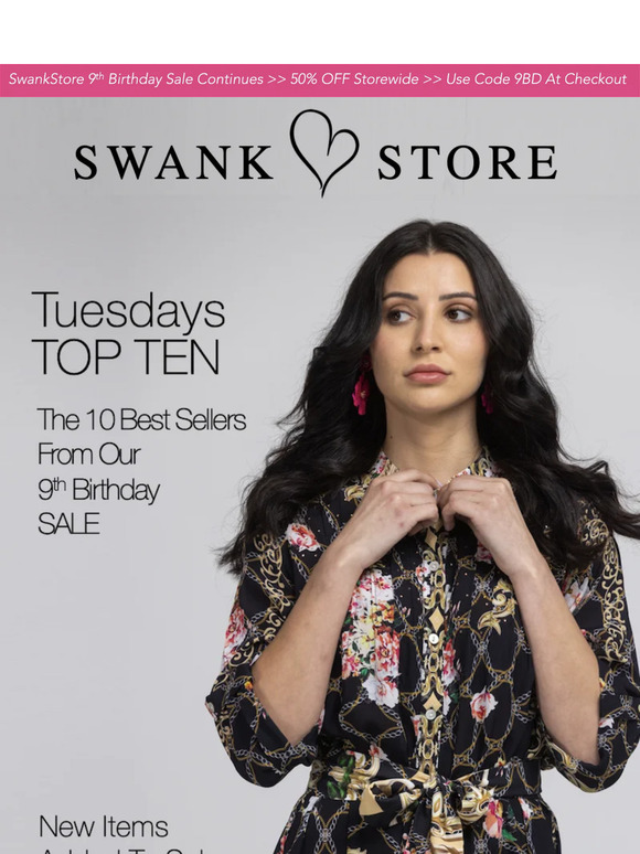 The Swank Store: Tuesdays Top 10 😍 Birthday SALE Most Wanted | Milled
